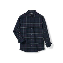 Tchibo - Flanell-Hemd - Herren - Gr. M - creme/kariert