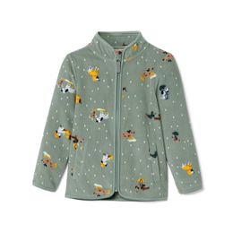 Tchibo - Kinder-Fleecejacke - Kinder - Gr. 98/104 - mehrfarbig/print