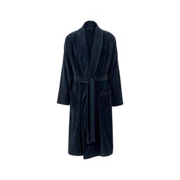 Tchibo - Herren-Velours-Bademantel - Herren - Gr. XL - dunkelblau