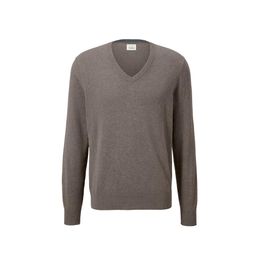 Tchibo - Pullover mit V-Ausschnitt - Herren - Gr. M - braun