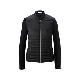 Tchibo - Jacke im Materialmix - Damen - Gr. 36 - schwarz