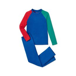 Tchibo - Pyjama - Jungen - Gr. 146/152 - dunkelblau/gestreift