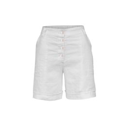Tchibo - Leinen-Bermudashorts - Damen - Gr. 36 - wei&szlig;