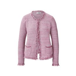 Tchibo - Strickblazer mit Fransen - Damen - Gr. M - wei&szlig;
