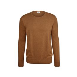 Tchibo - Pullover mit Rundhalsausschnitt - Herren - Gr. M - orange