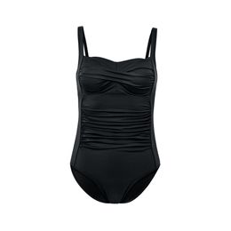Tchibo - Figurformender Badeanzug - Damen - Gr. 42 - schwarz