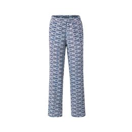 Tchibo - Hose mit Alloverprint - Damen - Gr. 34 - blau/print