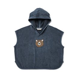 Tchibo - Kinder-Frottierponcho - Baby - Gr. 74/80 - dunkelblau