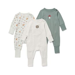 Tchibo - Baby-Pyjama - Kinder - Gr. 98/104 - creme/print