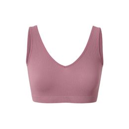 Tchibo - Seamless-Bustier mit Struktur - Damen - Gr. M - lila
