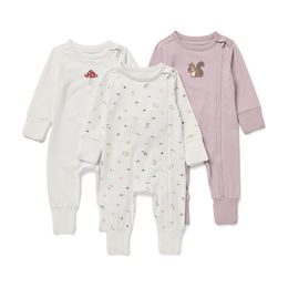 Tchibo - Baby-Pyjama - Baby - Gr. 86/92 - creme/print