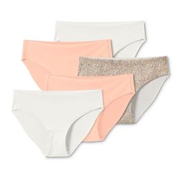 Tchibo - 5 Magic-Cut-Slips - Damen - Gr. L - wei&szlig;