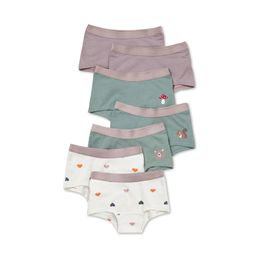 Tchibo - 7 M&auml;dchen-Pantys - M&auml;dchen - Gr. 122/128 - rosa/print