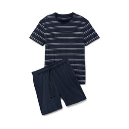 Tchibo - Shorty-Pyjama - Herren - Gr. 4XL - grau/gestreift