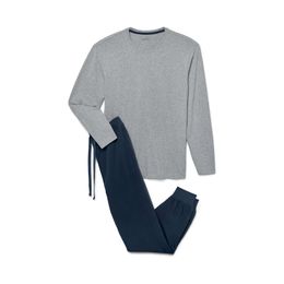 Tchibo - Pyjama mit B&uuml;ndchen - Herren - Gr. XXL - dunkelblau