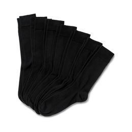 Tchibo - 7 Paar Socken - Herren - Gr. 41-43 - schwarz