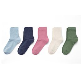 Tchibo - 5 Paar Socken - Damen - Gr. 39-42 - mehrfarbig