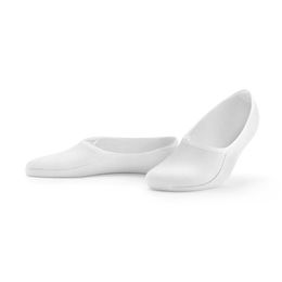 Tchibo - 2 Paar extrafeine Sneaker-F&uuml;&szlig;linge - Damen - Gr. 35-38 - wei&szlig;