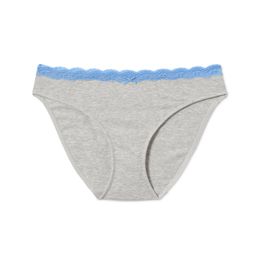 Tchibo - 2 Slips - Damen - Gr. S - grau
