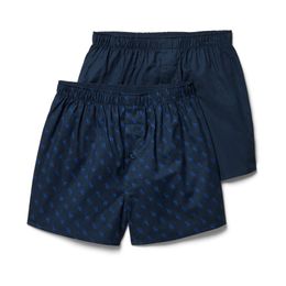 Tchibo - 2 Flanell-Boxershorts - Herren - Gr. Xl/7 - dunkelblau/print