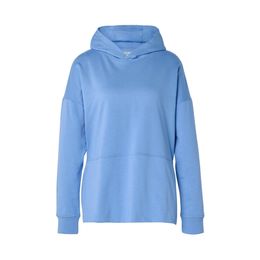 Tchibo - Langes Kapuzensweatshirt - Damen - Gr. M - blau