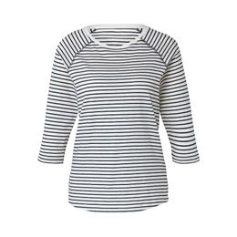 Tchibo - Gestreiftes Shirt mit 3/4-Arm - Damen - Gr. L - dunkelblau/gestreift