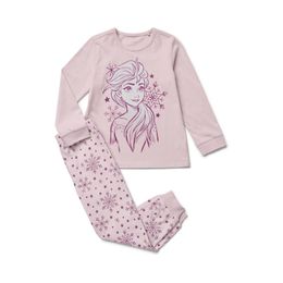 Tchibo - Kinder-Pyjama-Set &raquo;Eisk&ouml;nigin&laquo; - M&auml;dchen - Gr. 110/116 - rosa/print