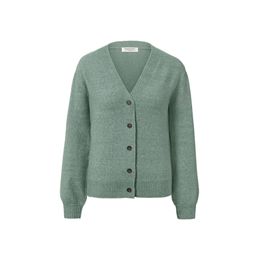 Tchibo - Strickcardigan mit Wolle - Damen - Gr. L - gr&uuml;n