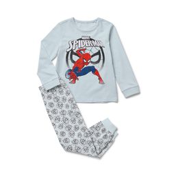 Tchibo - Kinder-Pyjama-Set &raquo;Spider-Man&laquo; - Jungen - Gr. 122/128 - hellblau/print