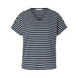 Tchibo - Strukturiertes Shirt - Damen - Gr. M - dunkelblau