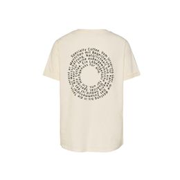 Tchibo - T-Shirt &raquo;roasted.&laquo; mit Print - Damen - Gr. XS - schwarz