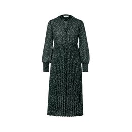 Tchibo - Gepunktetes Midikleid - Damen - Gr. 38 - dunkelgr&uuml;n/gepunktet