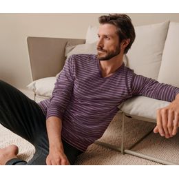 Tchibo - Pyjama - Herren - Gr. XL - anthrazit/gestreift