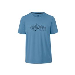 Tchibo - Funktionsshirt - Herren - Gr. XL - blau/print
