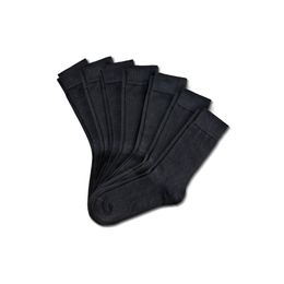Tchibo - 7 Paar Socken - Herren - Gr. 44-46 - schwarz