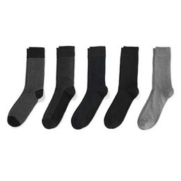 Tchibo - 5 Paar Socken - Herren - Gr. 41-43 - anthrazit