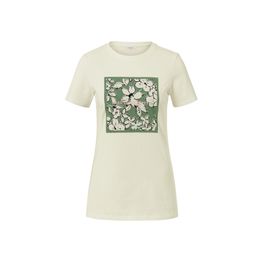 Tchibo - T-Shirt mit Print - Damen - Gr. XS - wei&szlig;/print
