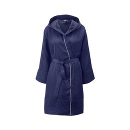 Tchibo - Jacquard-Morgenmantel - Damen - Gr. L - dunkelblau/jacquard