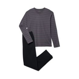 Tchibo - Pyjama-Set - Herren - Gr. XXL - bordeaux/gestreift