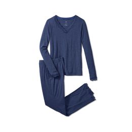Tchibo - Pyjama - Damen - Gr. XL - blau