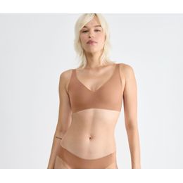 Sloggi Zero Feel 2.0 Soft Bra - Damen - Gr. XL - braun