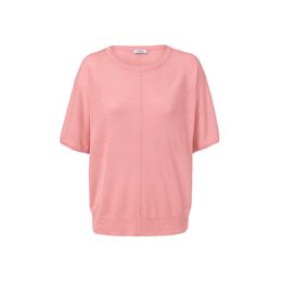 Tchibo - Feinstrick-Pullover aus Leinenmix - Damen - Gr. L - koralle