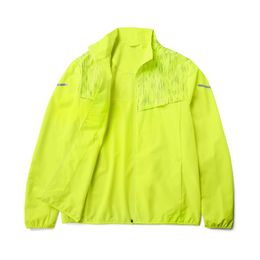 Tchibo - Windprotection-Laufjacke - Herren - Gr. L - gelb/print