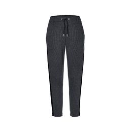 Tchibo - Joggpants mit Galonstreifen - Damen - Gr. M - schwarz/jacquard