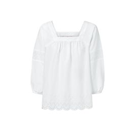 Tchibo - Bluse mit Stickerei - Damen - Gr. 38 - wei&szlig;