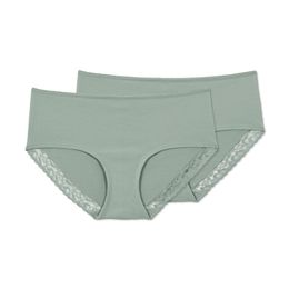 Tchibo - 2 Pantys - Damen - Gr. L - gr&uuml;n