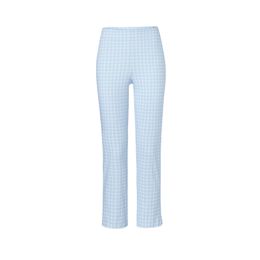 Tchibo - 7/8-Stretchhose - Damen - Gr. 44 - hellblau/kariert