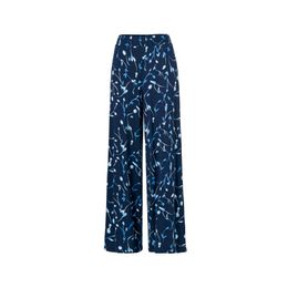 Tchibo - Palazzohose - Damen - Gr. M - dunkelblau/print