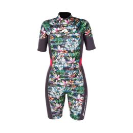 Tchibo - F2 Damen-Neoprenanzug &raquo;Happiness Shorty&laquo; - Damen - Gr. M - mehrfarbig/gebl&uuml;mt