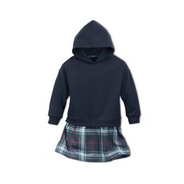 Tchibo - Sweatkleid - M&auml;dchen - Gr. 158/164 - dunkelblau/print